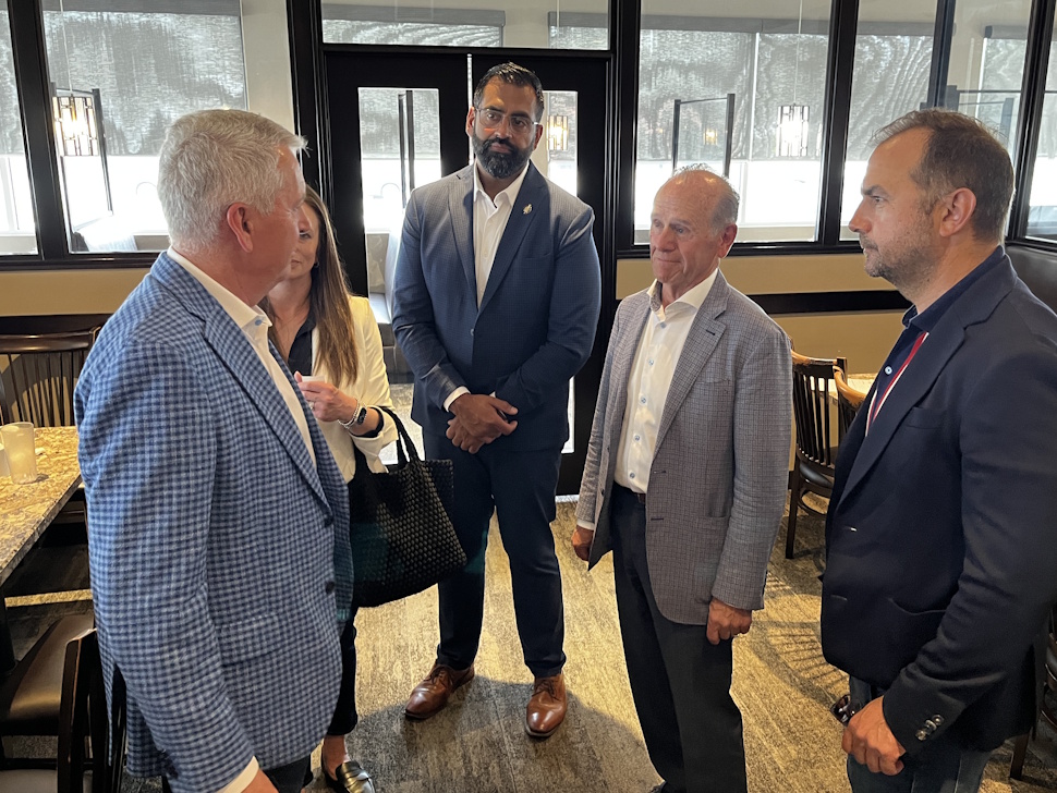 PC leader Obby Khan rallies support at Portage fundraiser ...