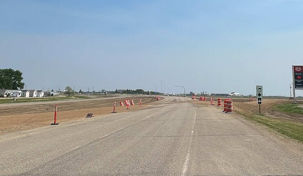 Roundabout construction well underway, slated for on-time completion ...