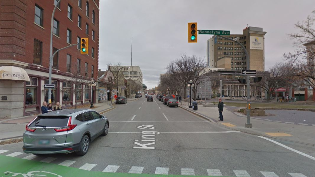 Winnipeg launches first scramble intersection to boost pedestrian ...