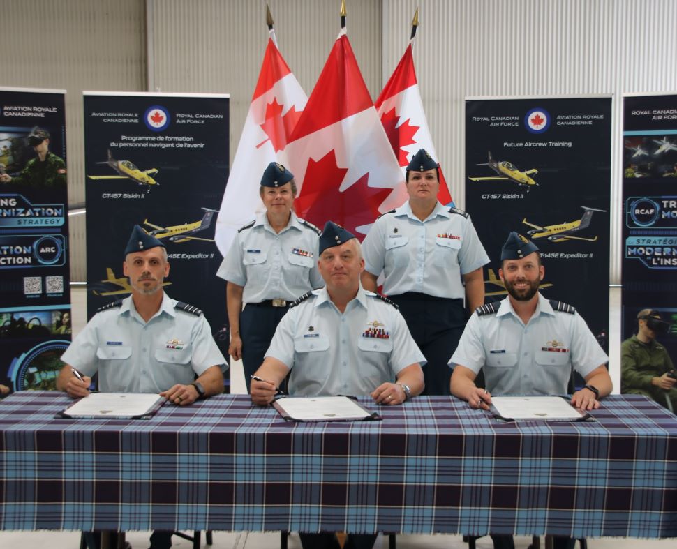 Command of Flying Training School at 15 Wing passes to LCol Craig ...