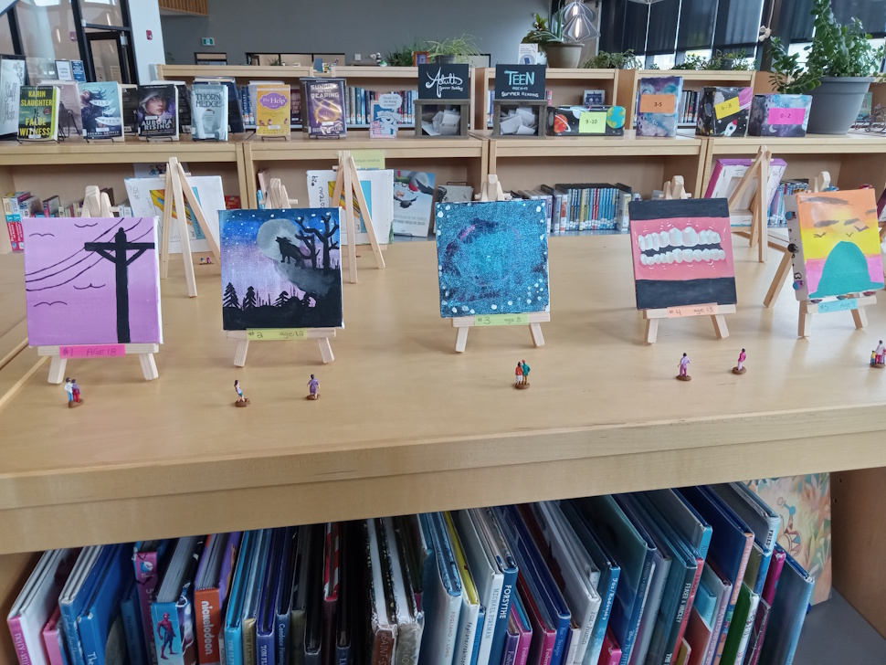 Blackfalds library celebrates creativity with mini masterpieces ...