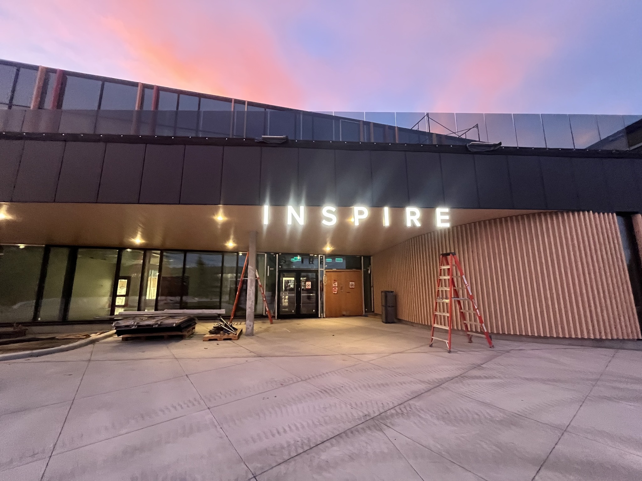 Inspire nears opening with new lighting - DiscoverAirdrie.com - Local ...