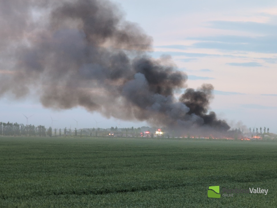 Cause unknown after late-evening fire at Altona/Rhineland Landfill ...