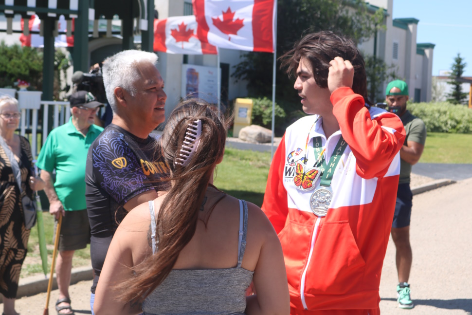 Cameron Billy returns after winning silver medal in Italy ...