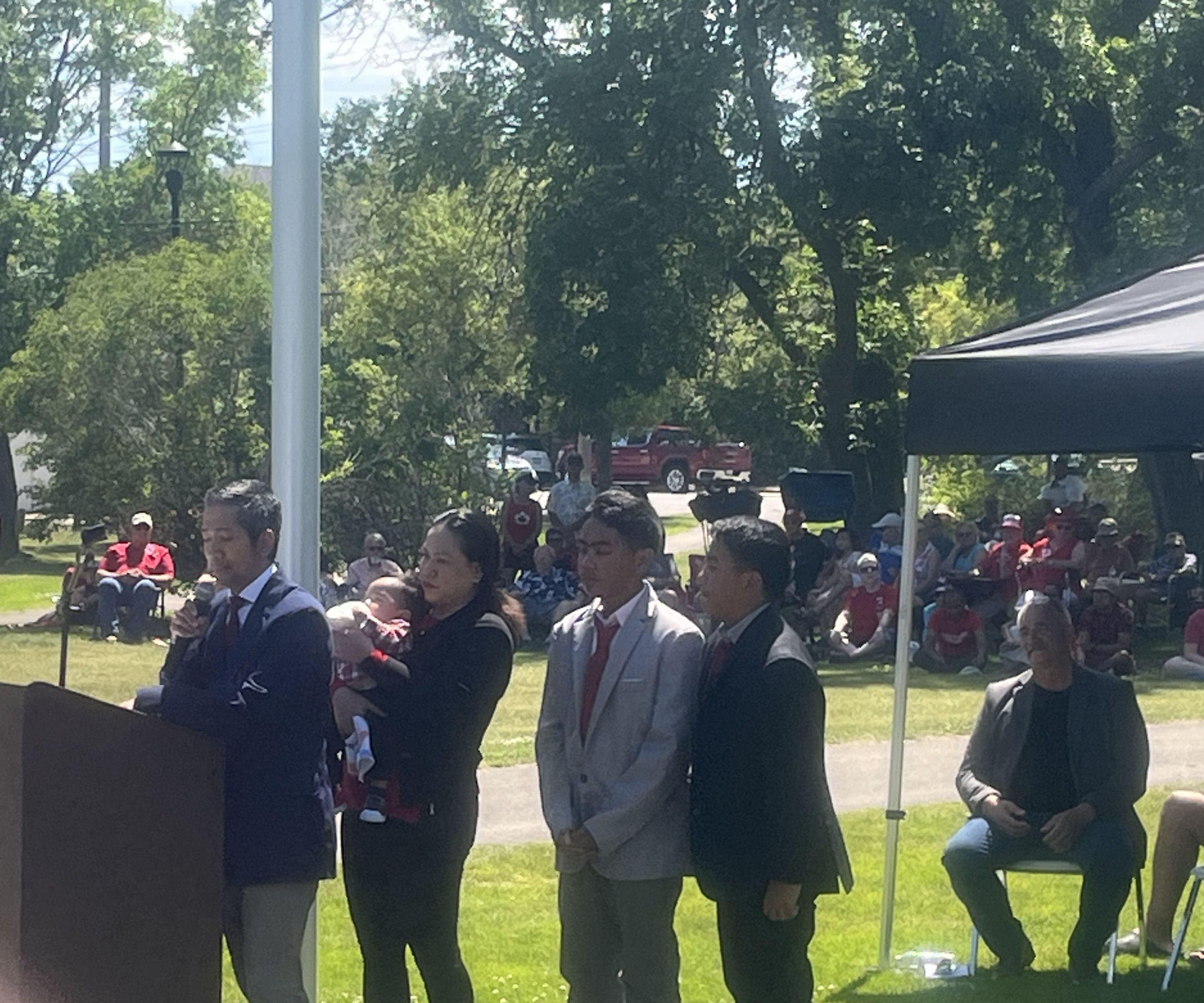 Canada Day flag raising marks a special occasion for Swift Current family - SwiftCurrentOnline ...