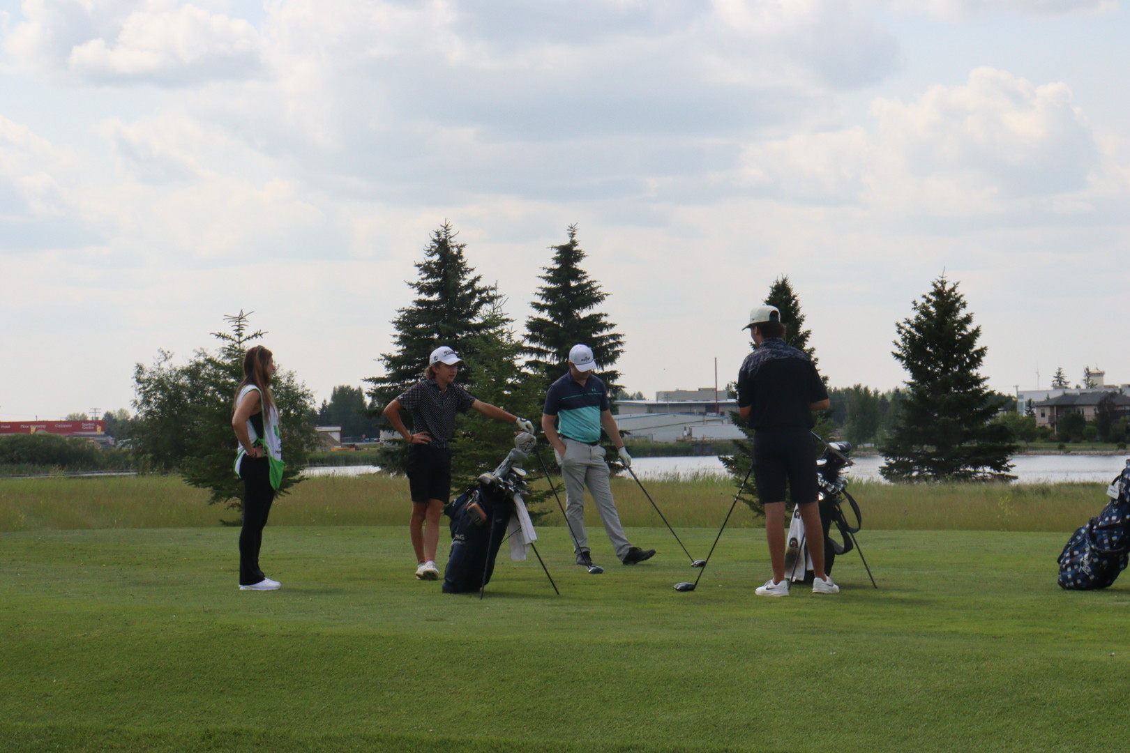 Championship action continues at Humboldt Golf Club on day two ...