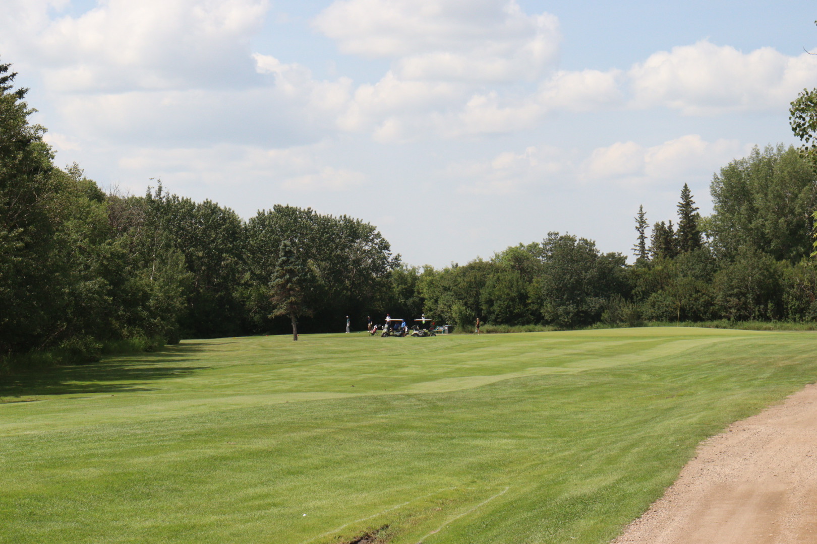 Championship action continues at Humboldt Golf Club on day two ...