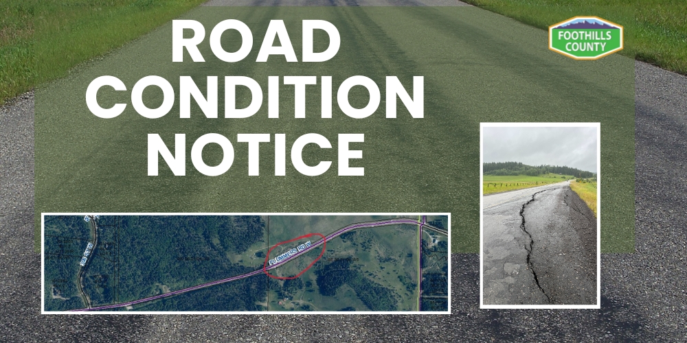Foothills County warns of rainfall damage on rural road - OkotoksOnline ...