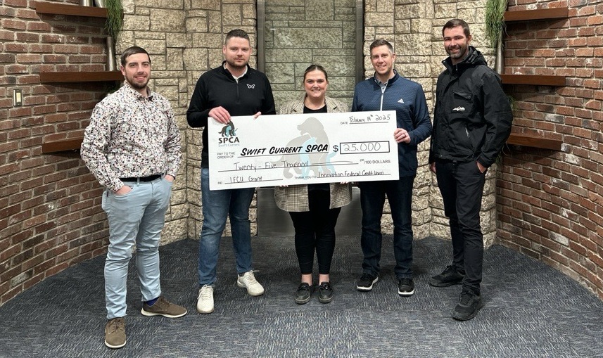 SPCA Swift Current thanks Innovation for large deposit ...