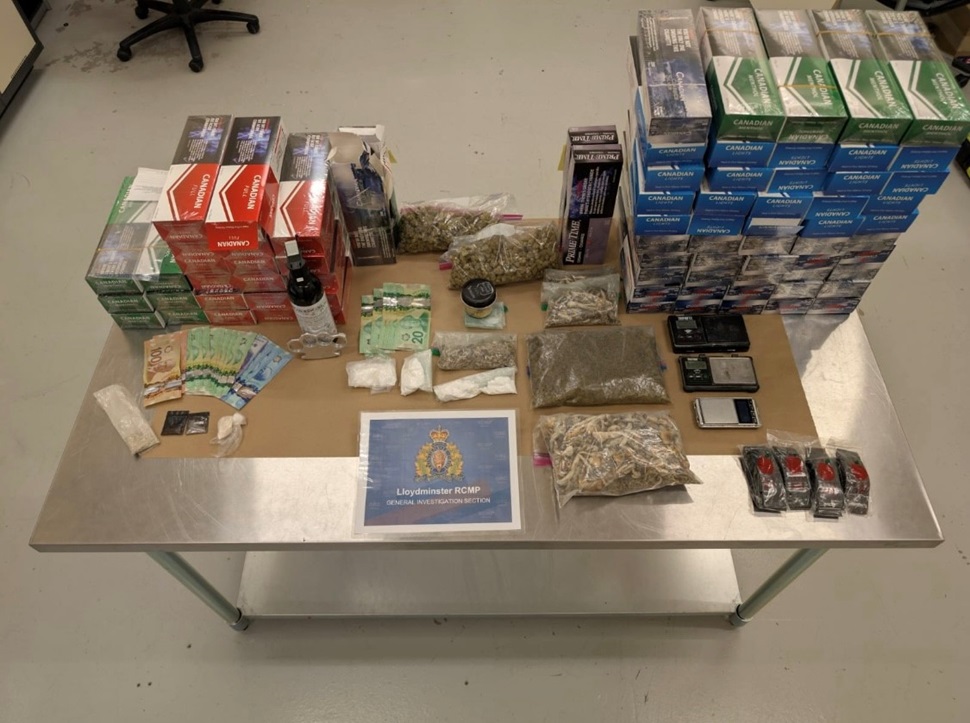 Lloydminster RCMP CRU seizes drugs, tobacco in drug trafficking ...