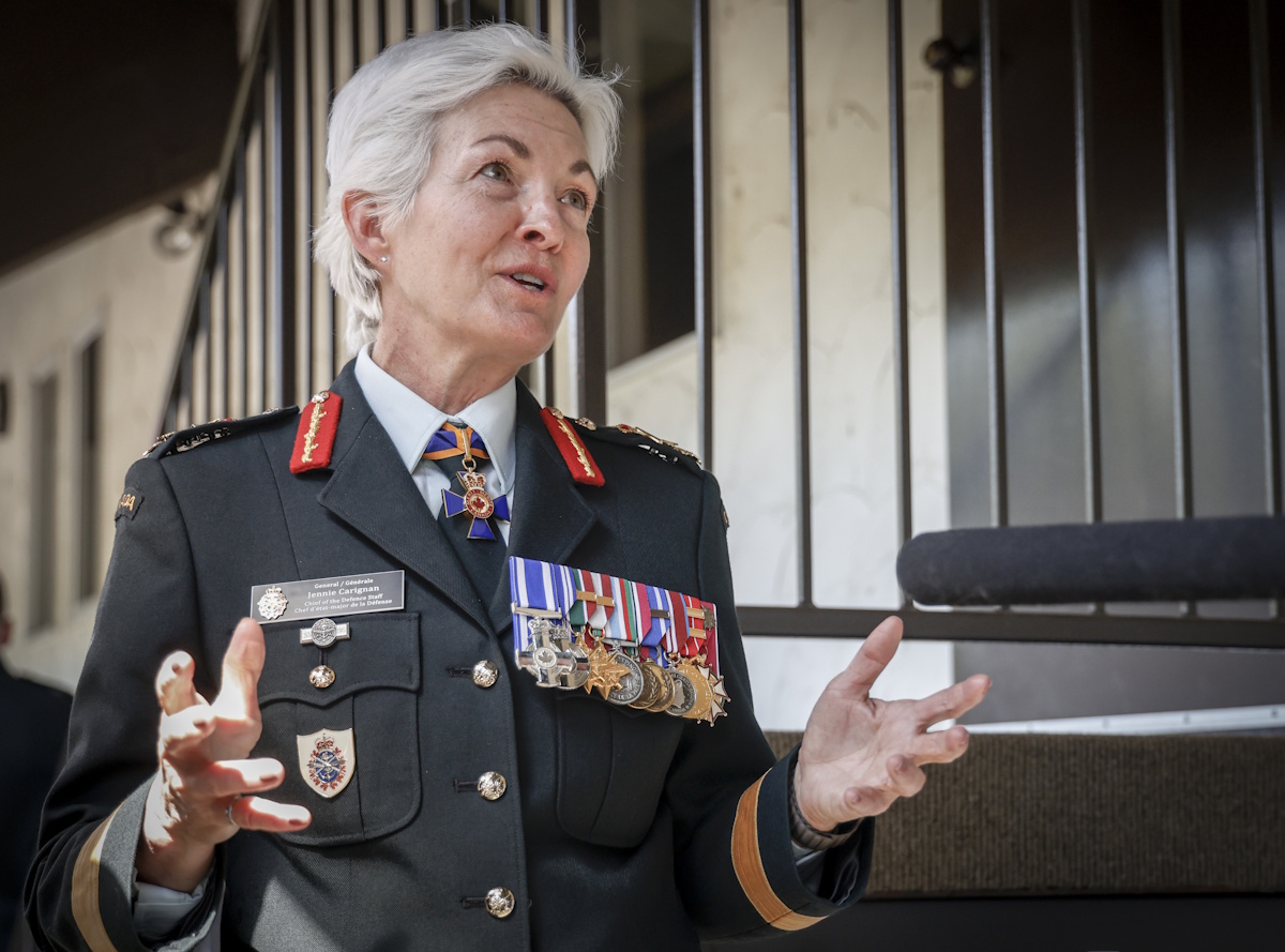 More soldiers, more money. Canada's top soldier extols benefits of ...