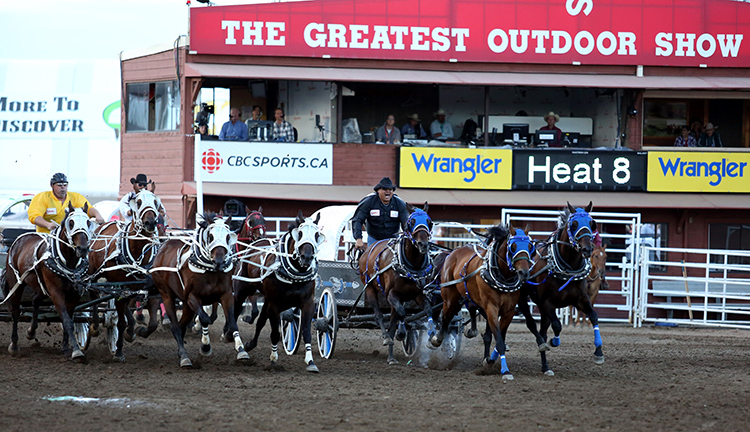 Chanse Vigen continues to lead on the Rangeland Derby at the Calgary ...