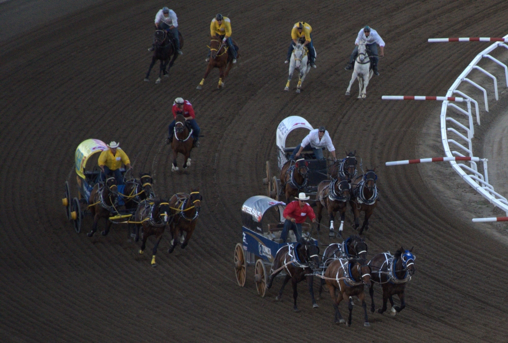 High River's Jason Glass makes up ground in Chuckwagon races at the ...