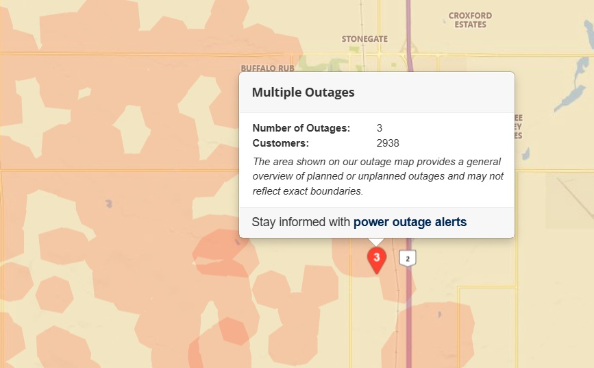 Update: Power outages affecting thousands of customers in Airdrie ...