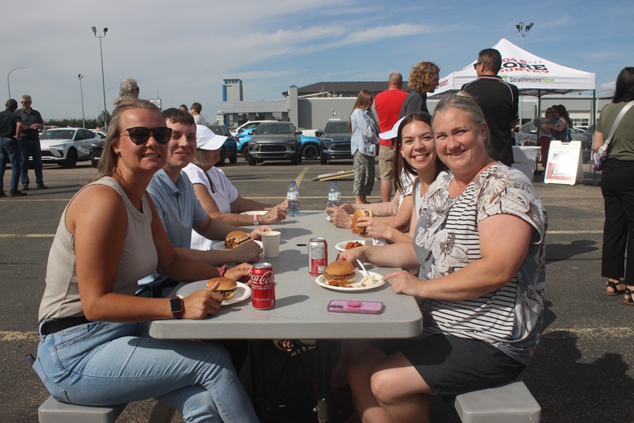 Over $1,000 raised through second annual Charity BBQ - StrathmoreNow ...
