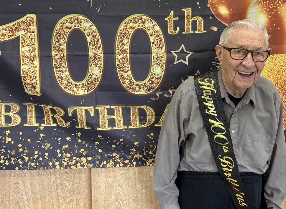 John Voth celebrates 100 years of living his life one day at a time ...