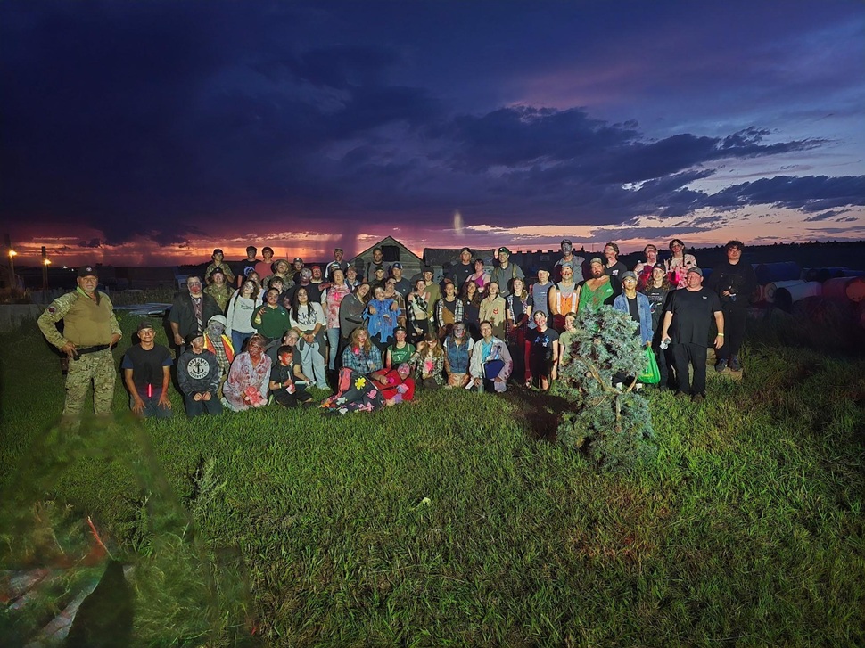 Three survivors at first ever Zombie Survival Scavenger Hunt in Lil Sur ...