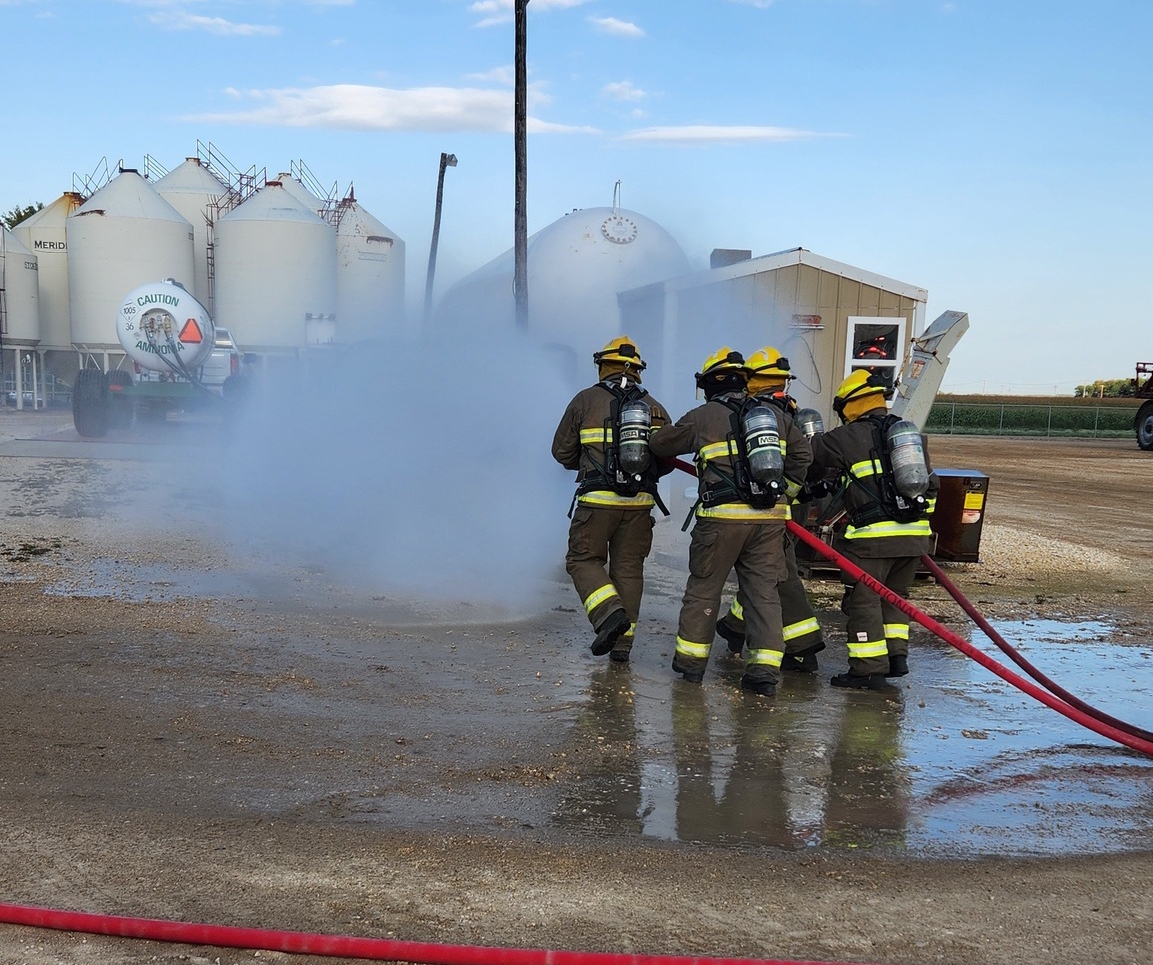 MacGregor firefighters train for anhydrous ammonia emergency ...