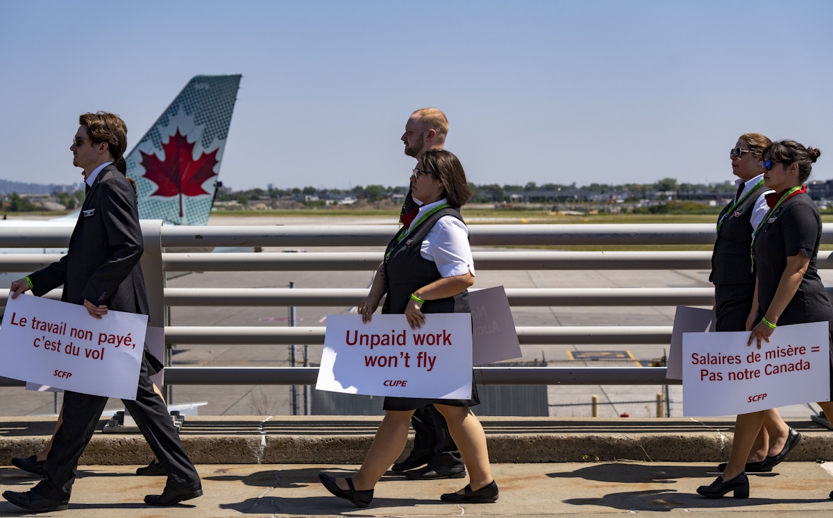 Air Canada to begin cancelling flights ahead of possible work stoppage ...