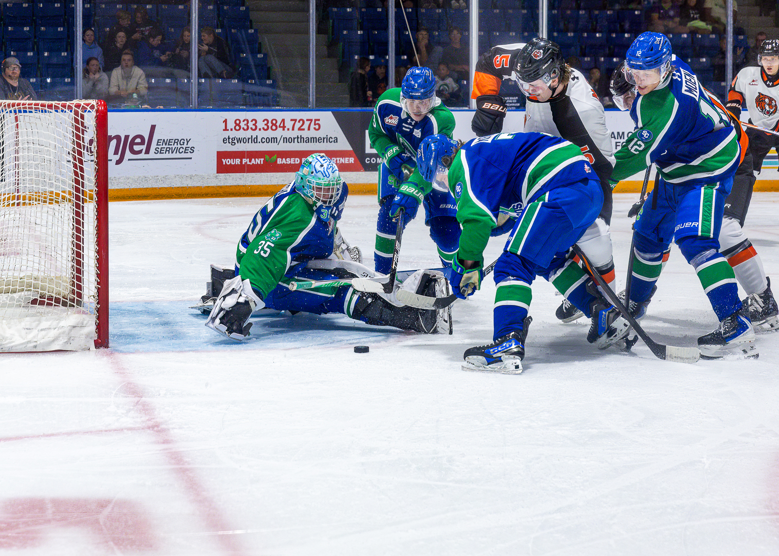 Explosive Second Period Gives Broncos 6-3 Win Over Tigers ...