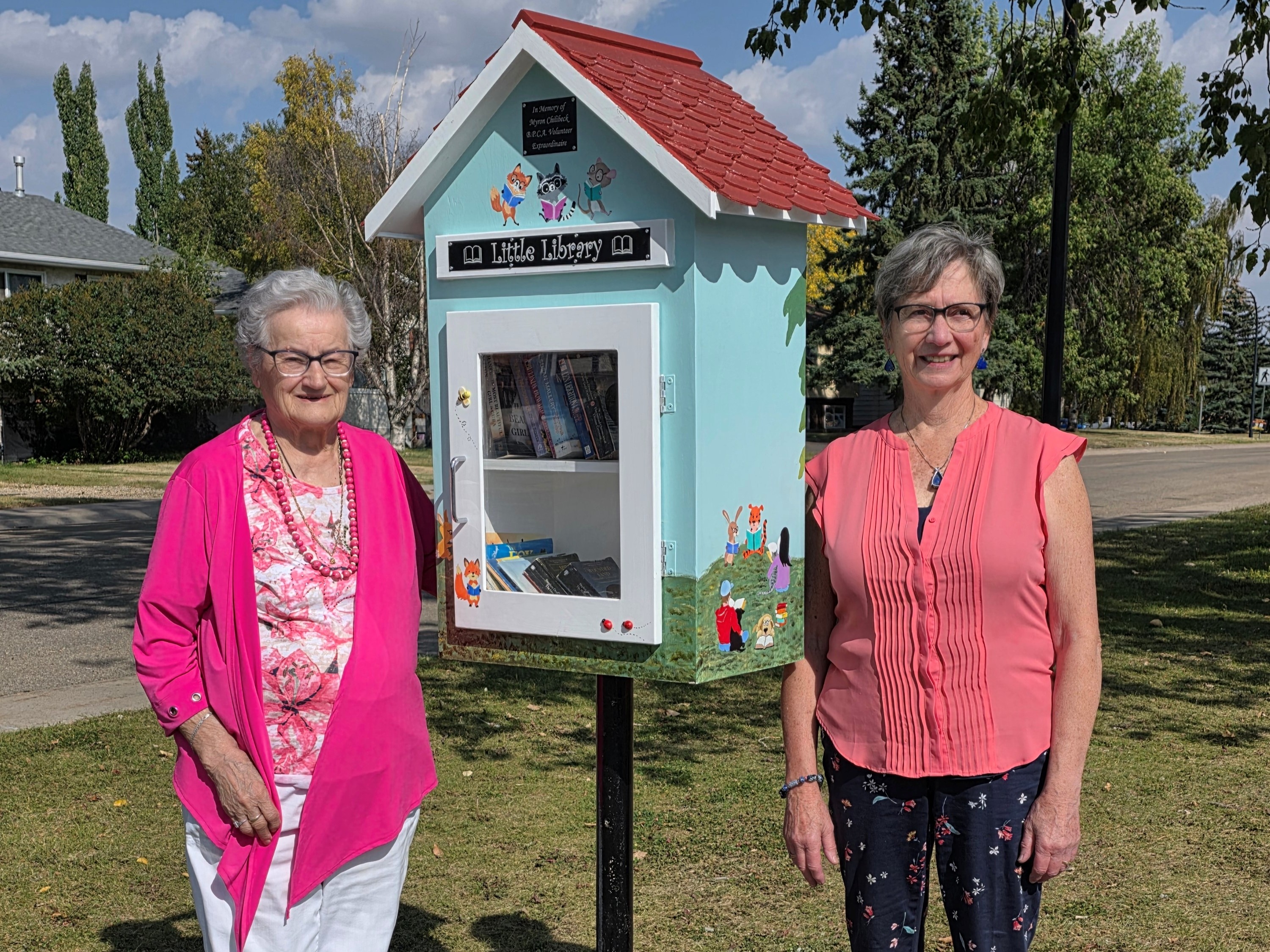 Little Library honours longtime Red Deer volunteer ...