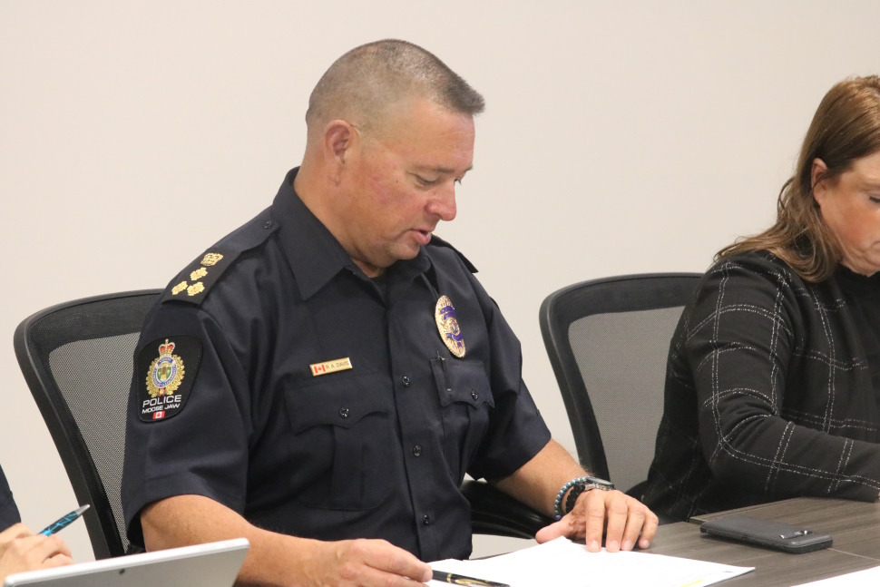 New chief attends first board of police commissioners meeting ...
