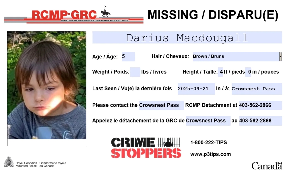 RCMP provides update on search for missing boy in Crowsnest Pass - HighRiverOnline.com - Local ...