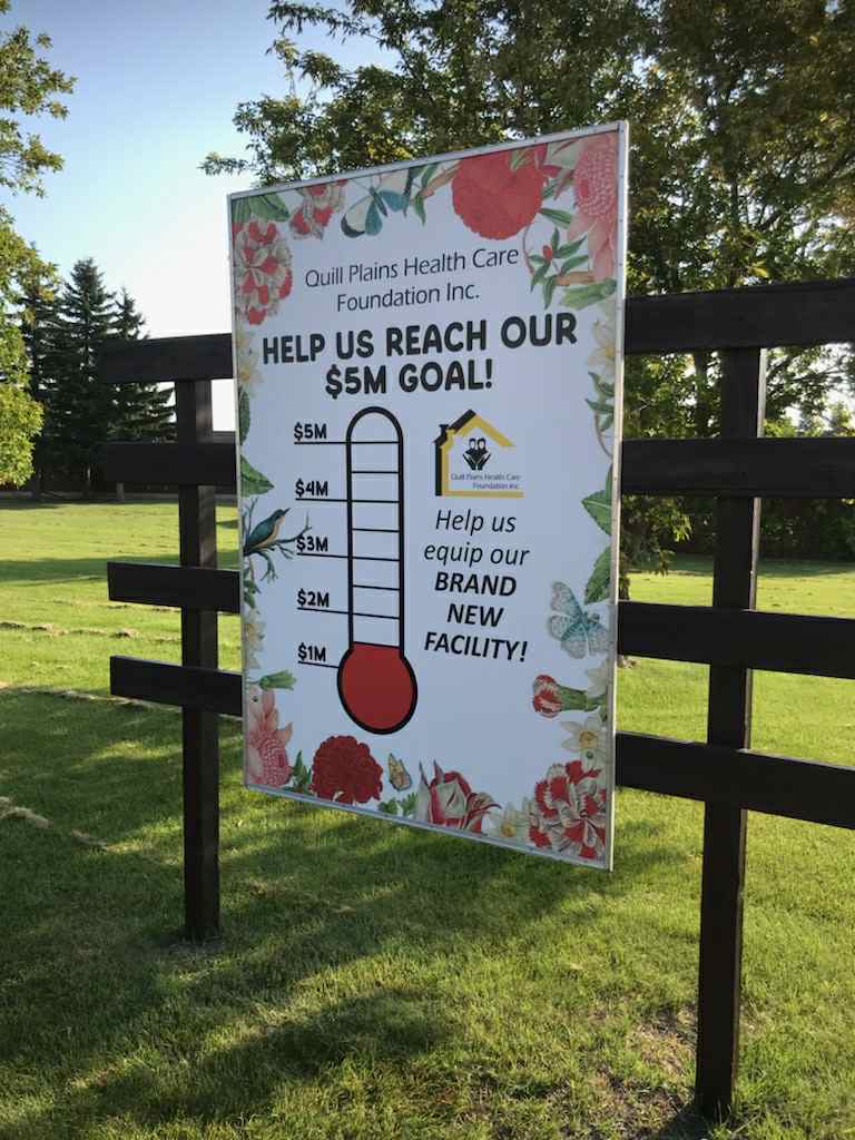 New fundraising thermometers go up in Watson as Quill Plains Health ...