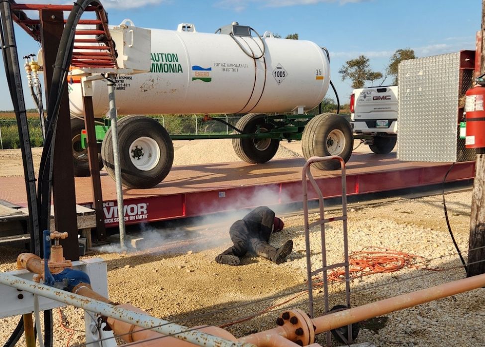 MacGregor firefighters train for anhydrous ammonia emergency ...