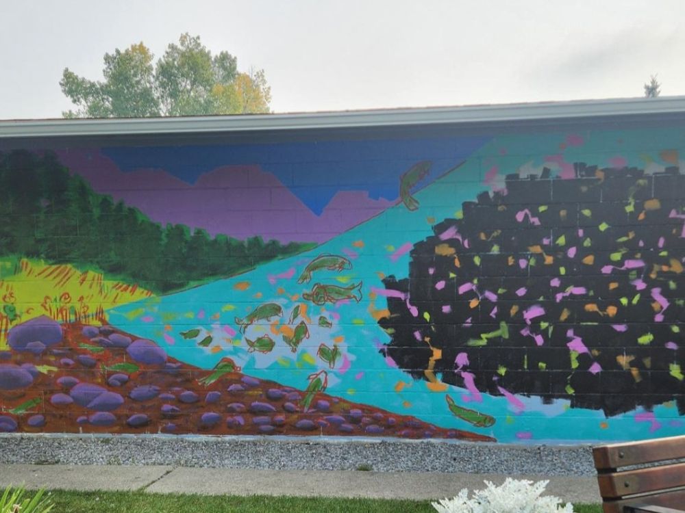 Final touches added to community mural in Diamond Valley ...