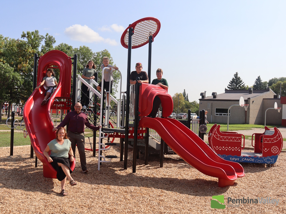 Kid-approved: École Morden Middle School unveils new playground at long ...