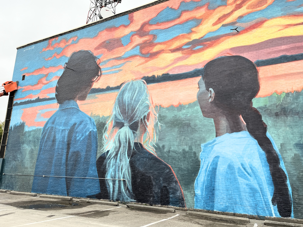 Prairie spirit captured in new Portage mural - PortageOnline.com ...