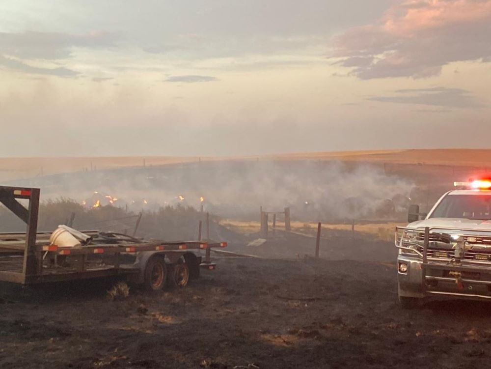 Farmers urged to follow harvest safety tips, following baler fire in ...