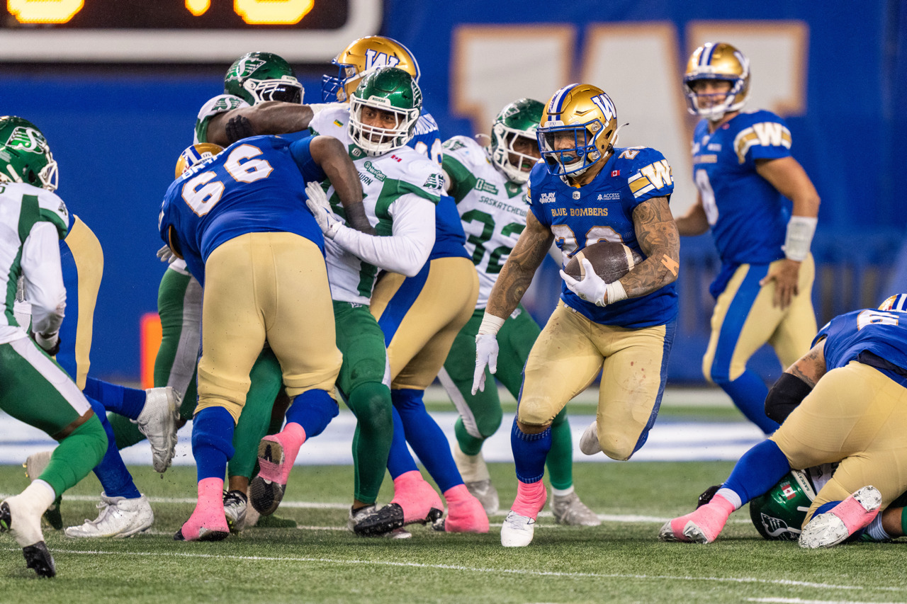 Blue Bombers clinch playoff berth with nail-biting last-second win over Roughriders - Classic107 ...