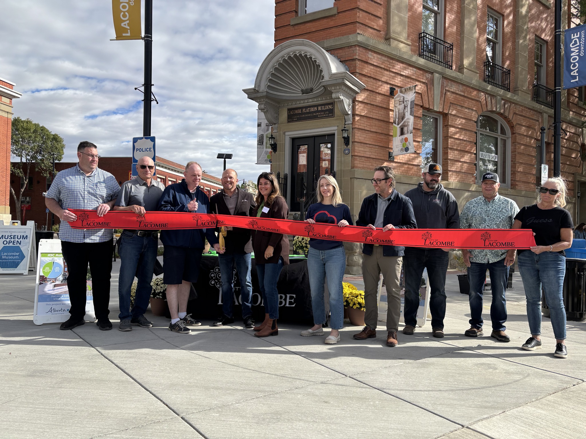 Lacombe unveils new pedestrian plaza downtown - CentralAlbertaOnline ...