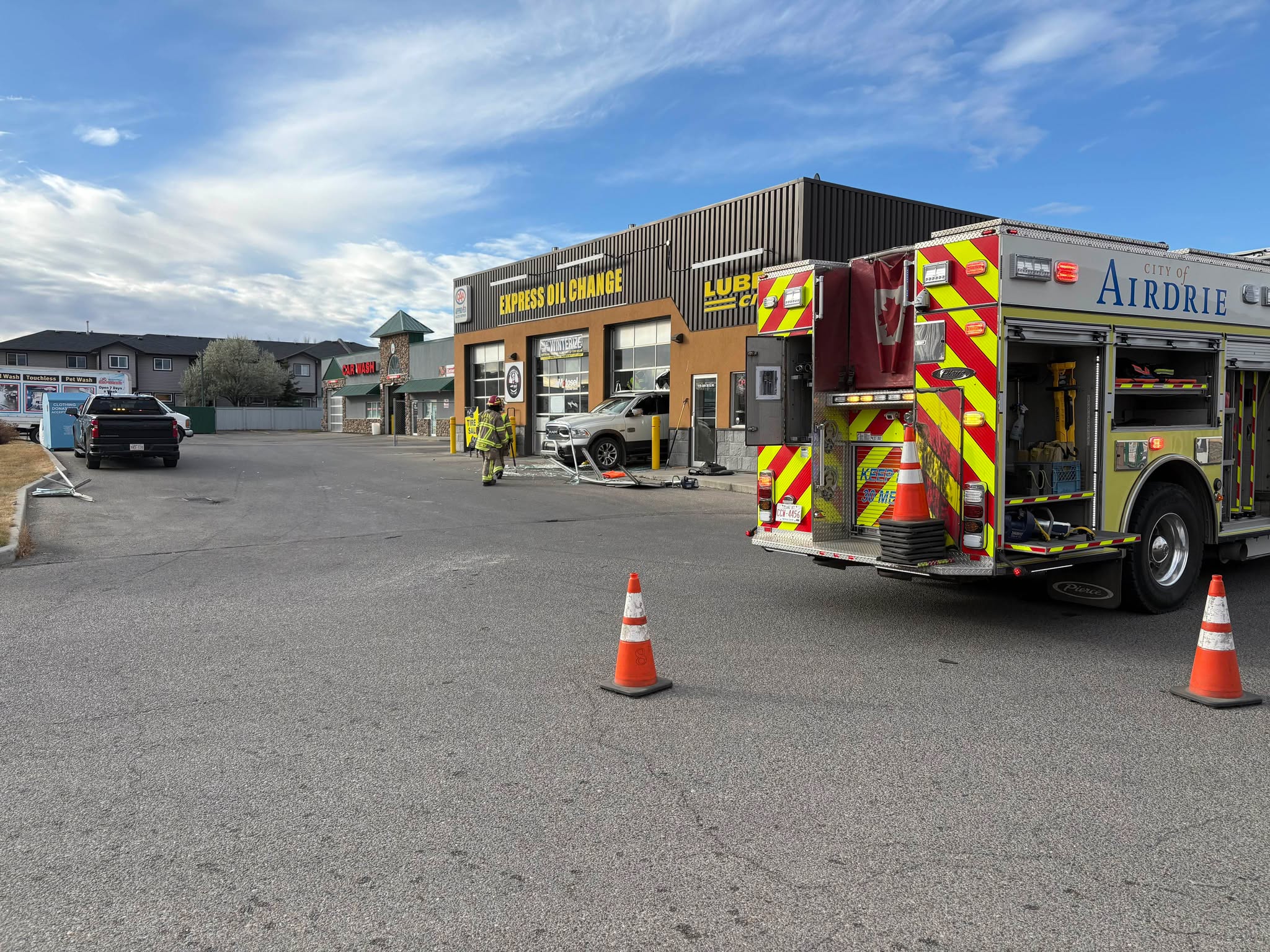 UPDATE: Another vehicle collides with an Airdrie business ...