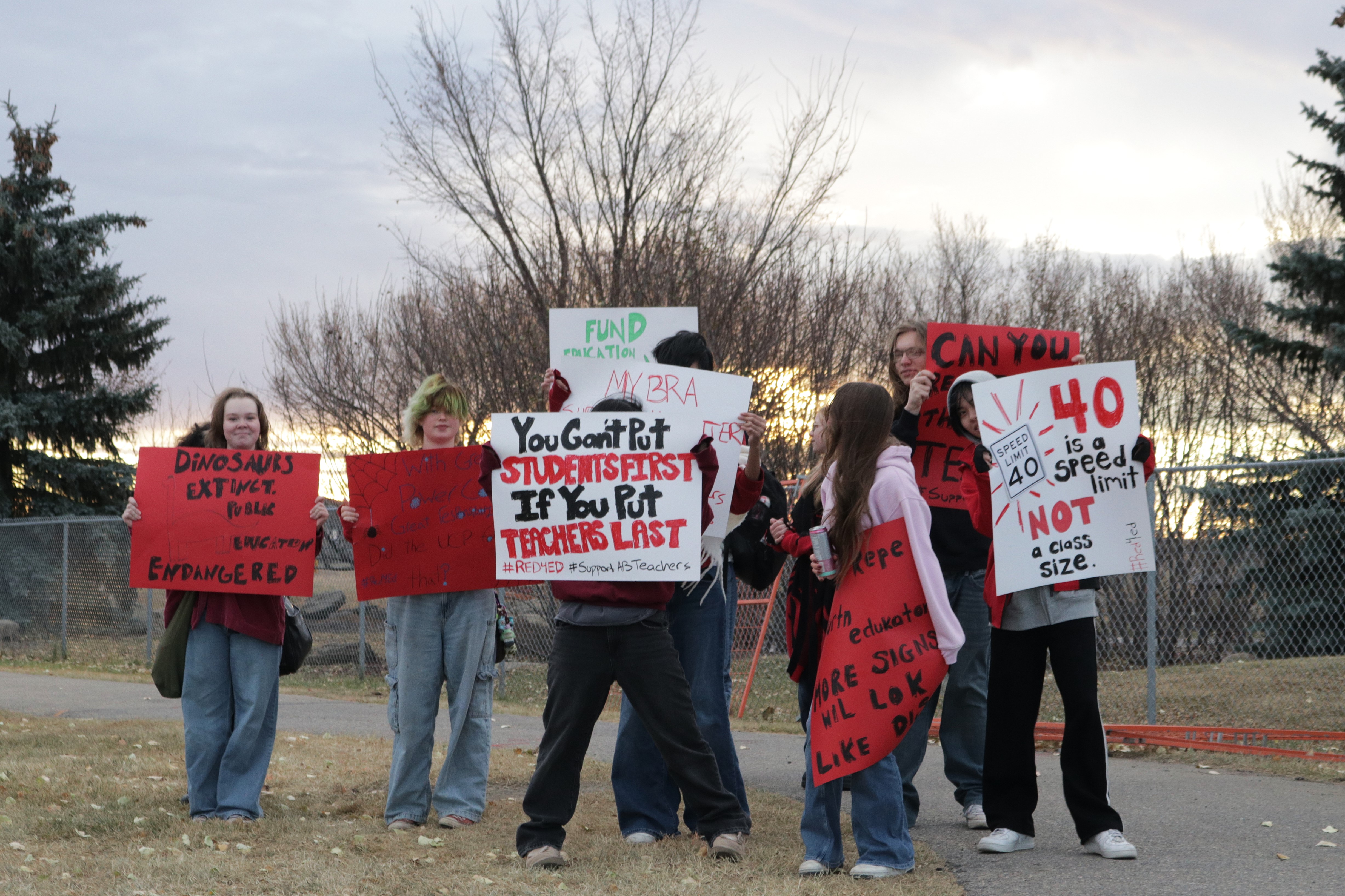 High River students walkout in support of teachers - HighRiverOnline ...