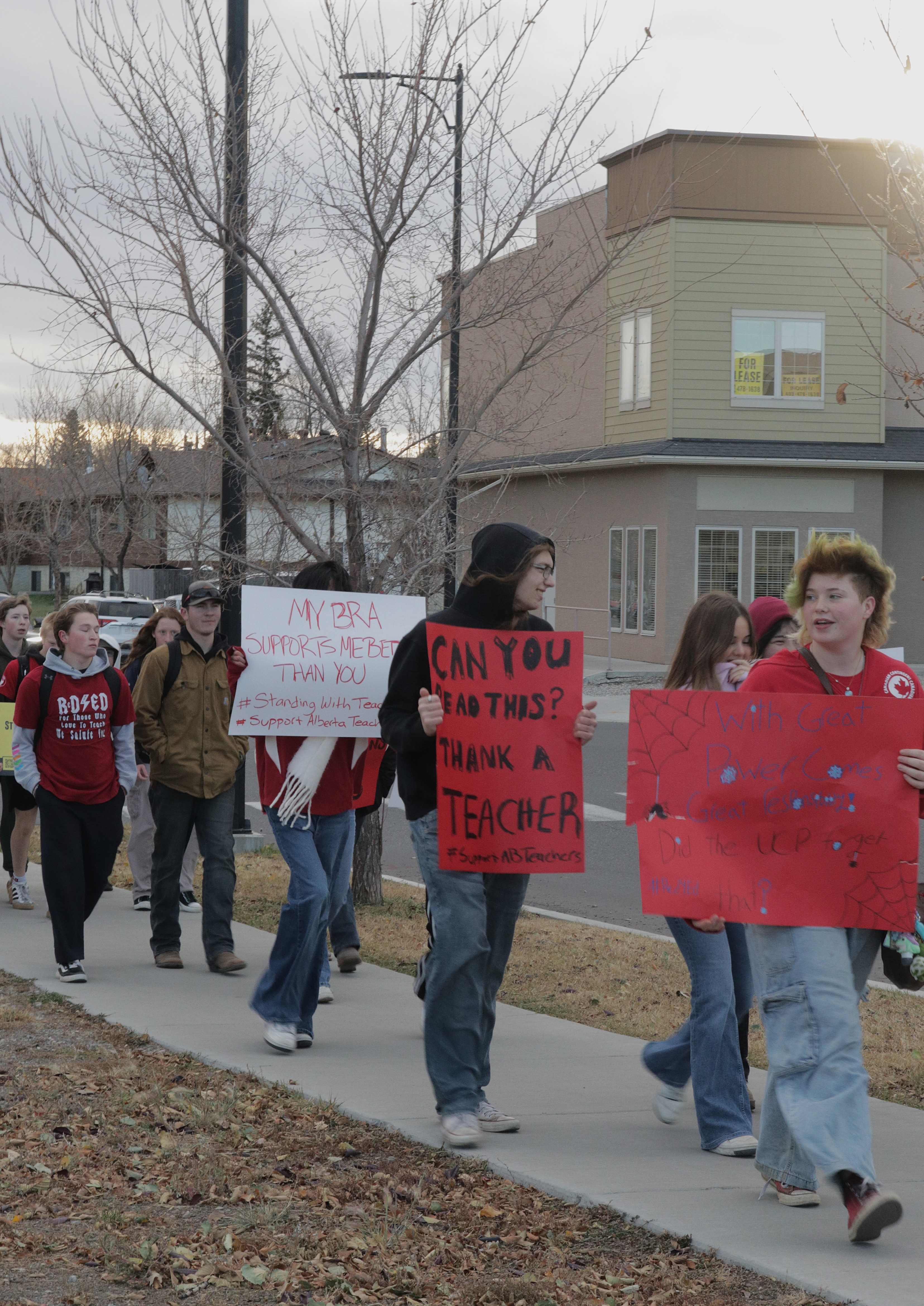 High River students walkout in support of teachers - OkotoksOnline.com ...