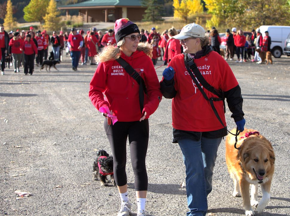 Sea of Red: ATA dog walk highlights challenges in public education ...