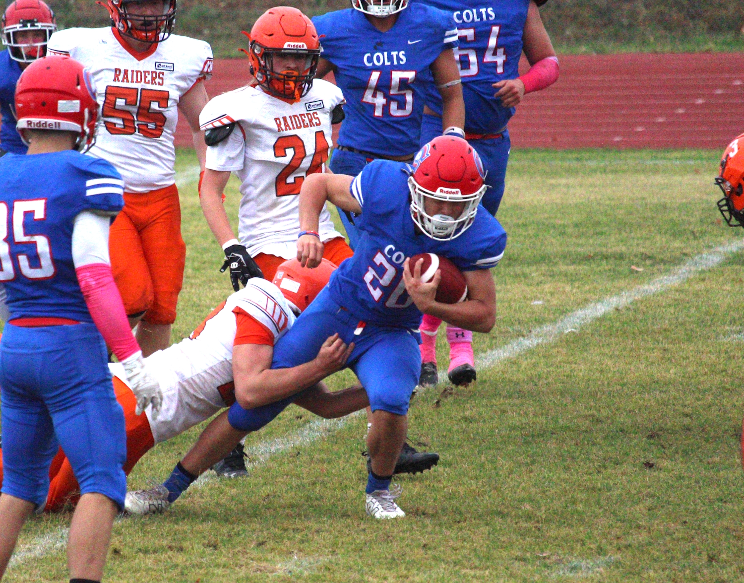 Colts chase home playoff berth in matchup with Griffins ...