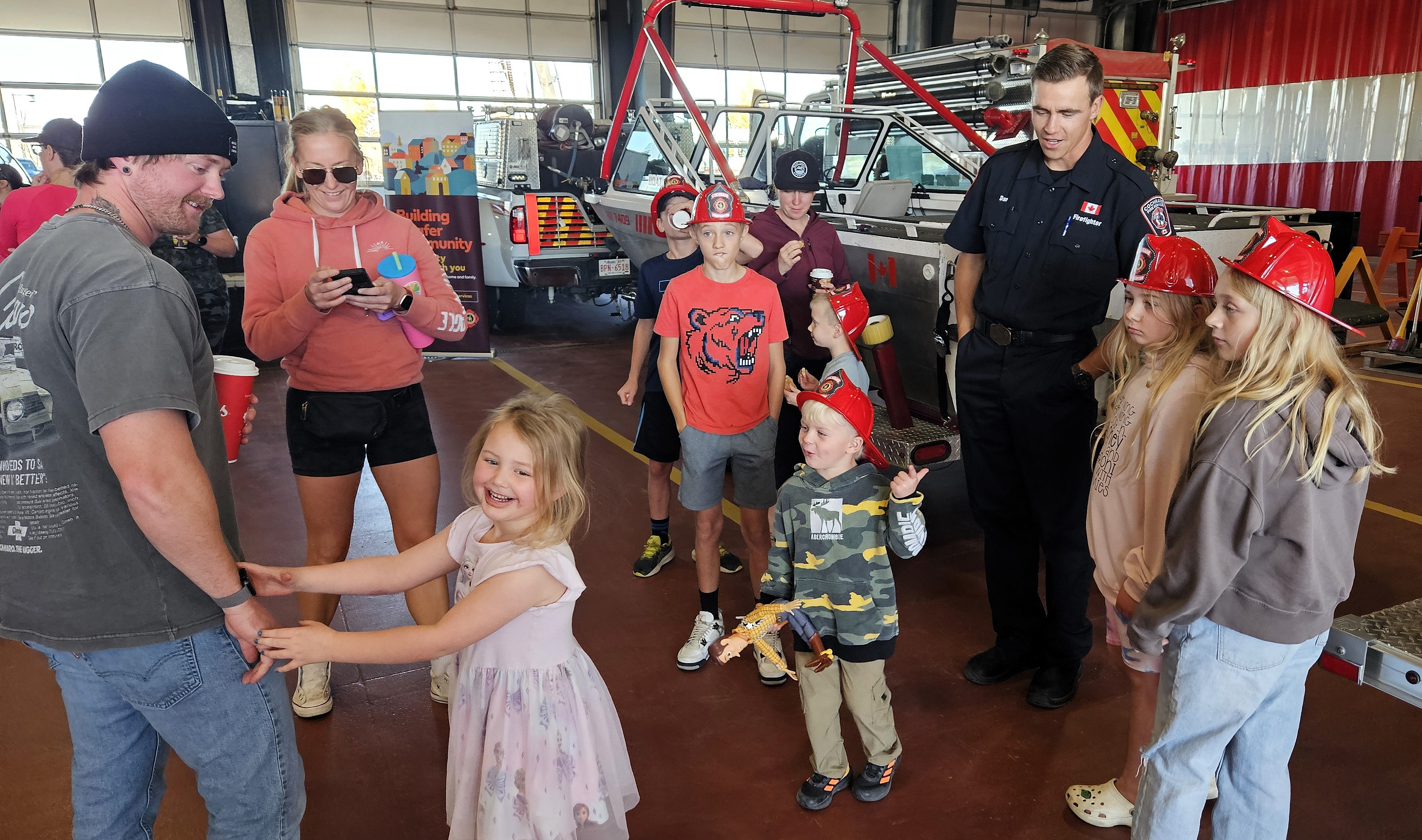 Cochrane firefighters honour tradition with "push-in" of new pumper ...