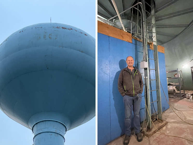 Structural upgrades delay repaint of Steinbach water tower ...