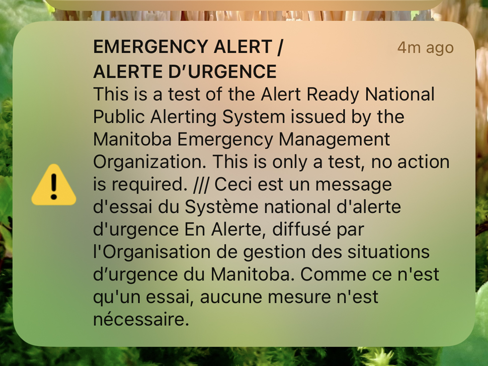 Alert Ready test coming this afternoon - SteinbachOnline.com - Local ...