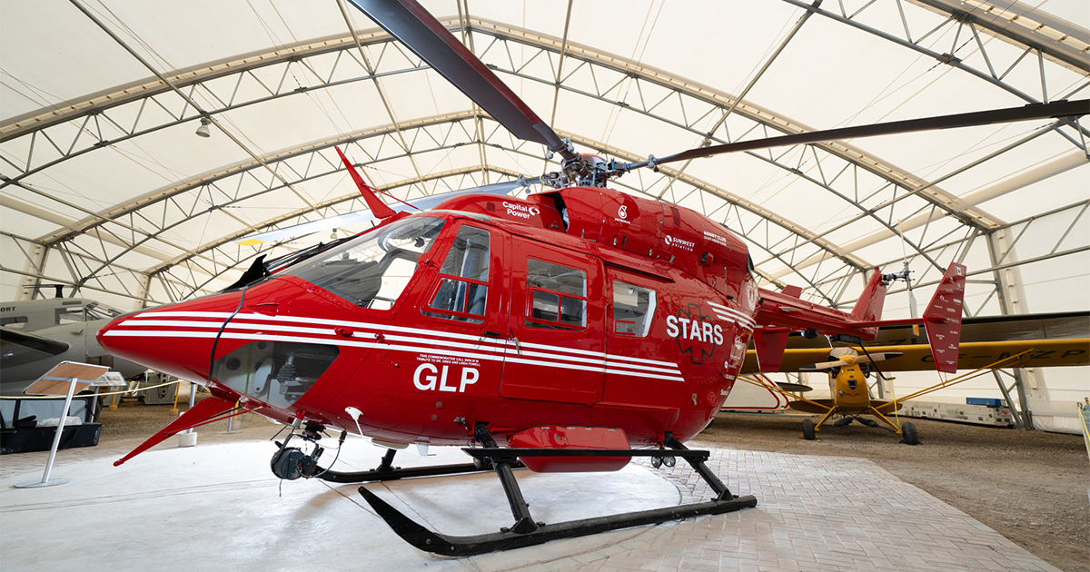 The helicopter that helped launch STARS finds a new home in Calgary ...