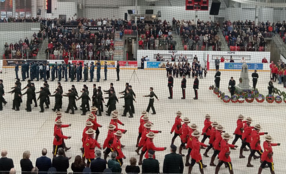 Red Deer Remembers: Servus Arena ceremony draws standing-room-only ...