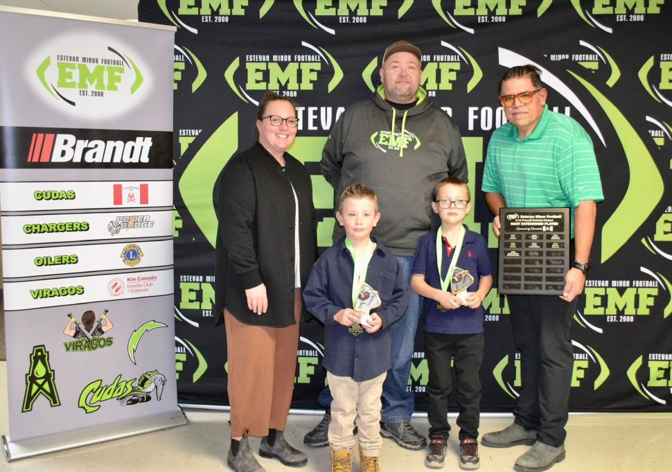 Estevan Minor Football celebrates Wall of Fame inductee, 2025 player ...