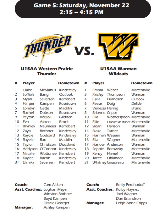 Female Hockey Showcase '25 spotlighting all levels of Western Prairie ...