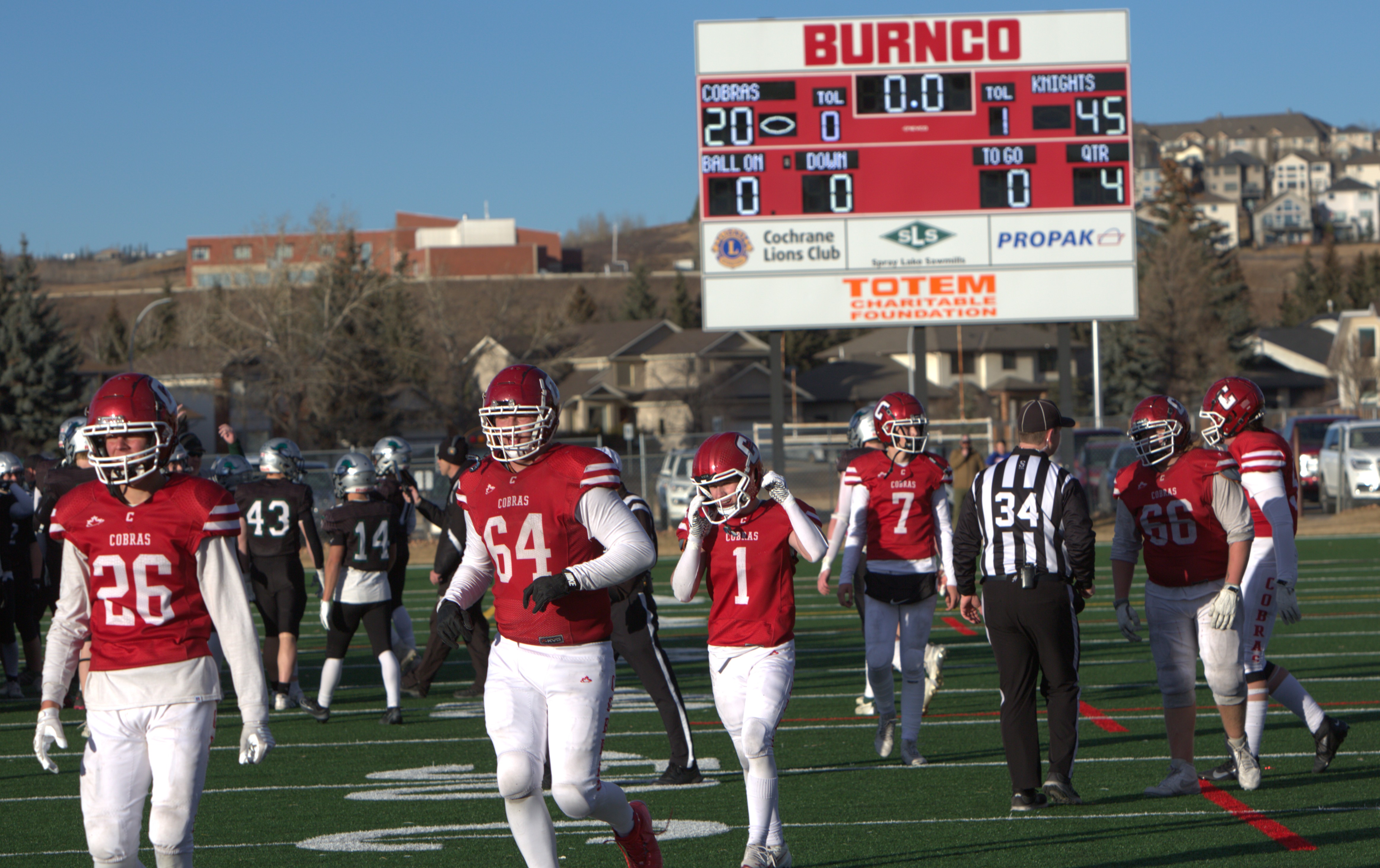 HTA Knights surge past Cochrane Cobras in 4A south final - CochraneNow ...