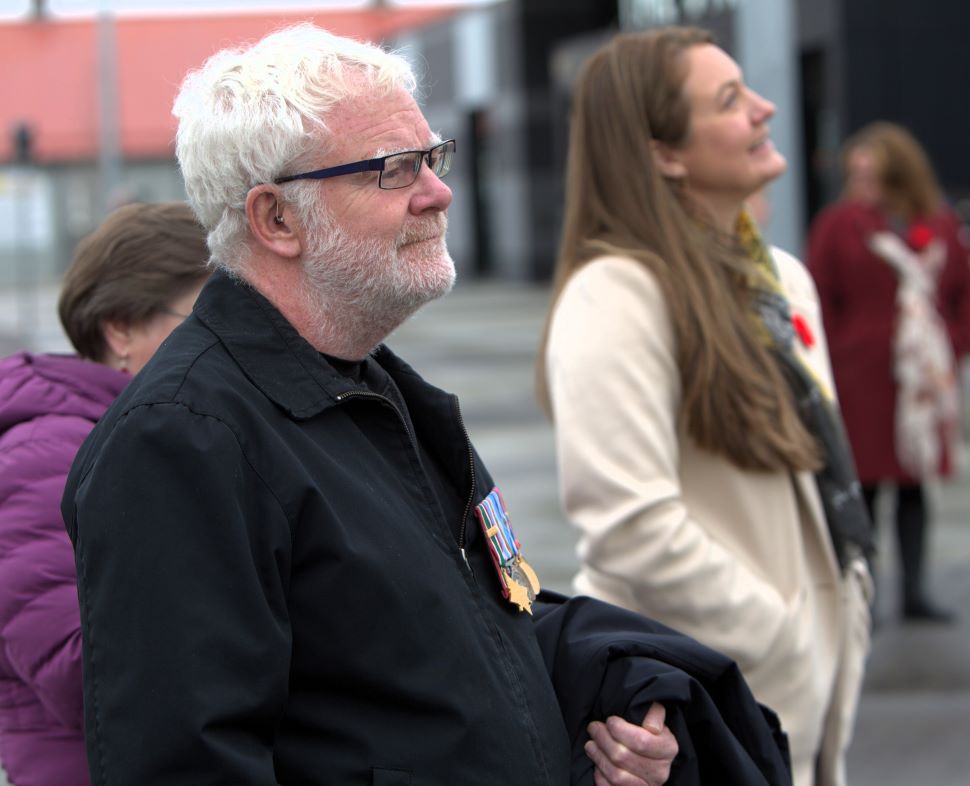 Poppy flag flies high as Cochrane pays tribute to those who served ...