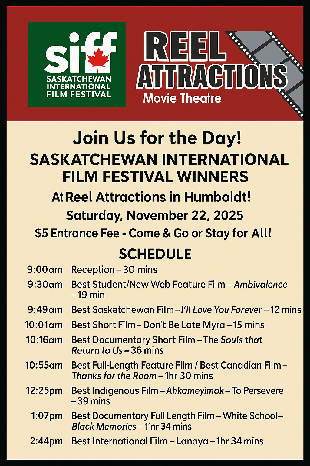 Reel Attractions screens this year’s SIFF winners on Saturday ...